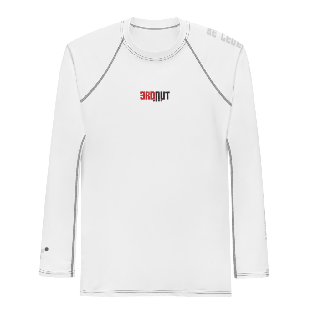Men's Original Tribe Rash Guard - White - 3rdnut